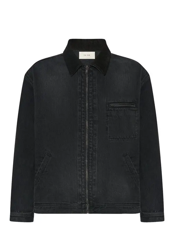THE ROW Tarquin Cotton Jacket - Black
