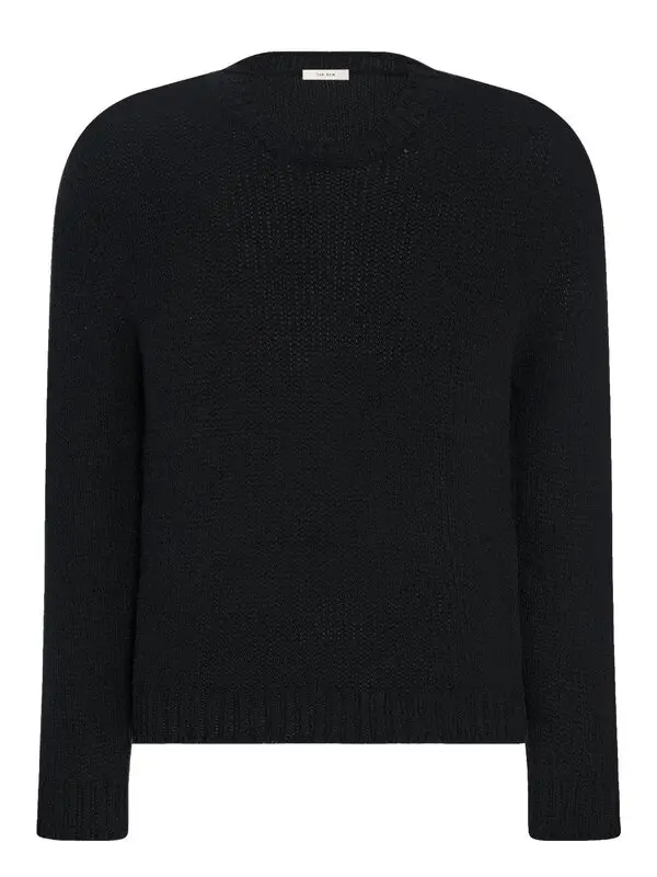 THE ROW Laing Sweater In Silk - Black