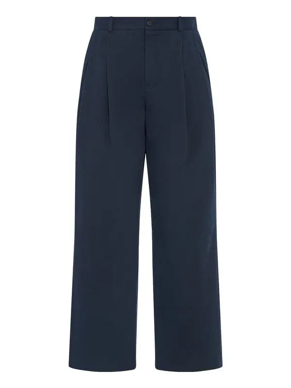 THE ROW Tibor Cotton And Cashmere Pants - Anthracite