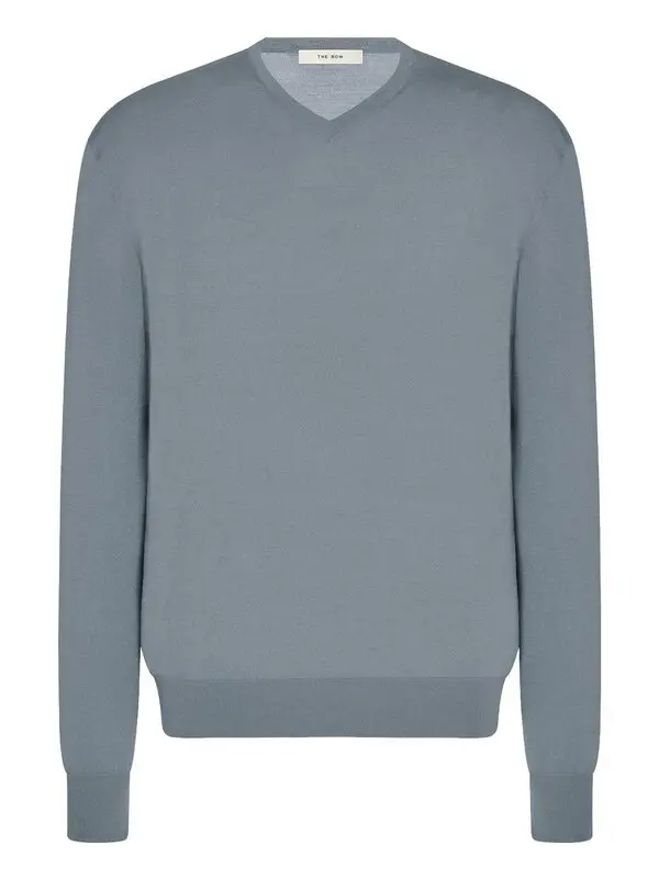 THE ROW Senna Top - Azure Grey