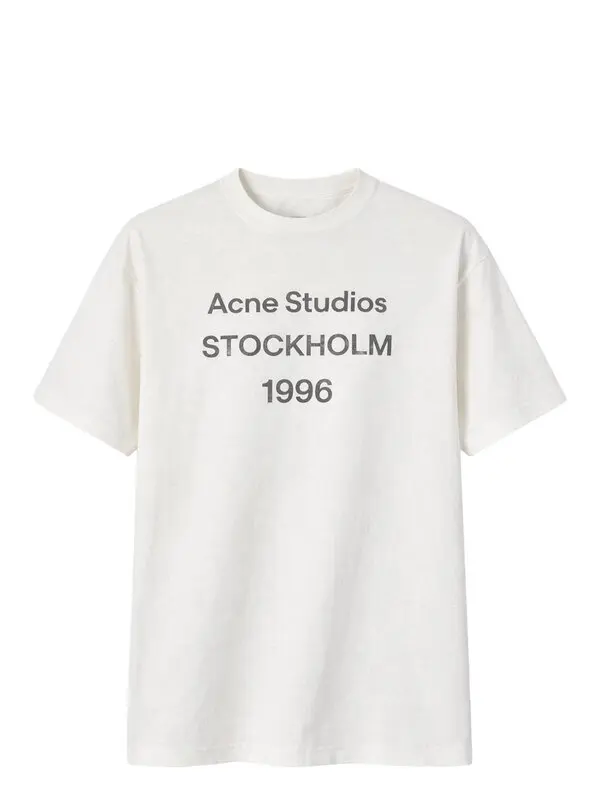 Acne Studios 1996 Stamp Logo T-shirt - White