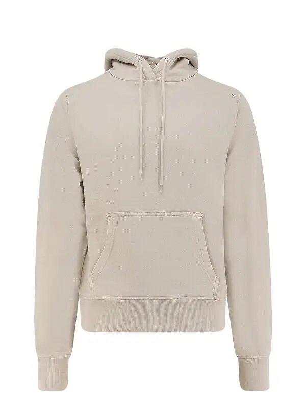 ENTIRE STUDIOS Standard Cotton Hooded Sweatshirt - Beige