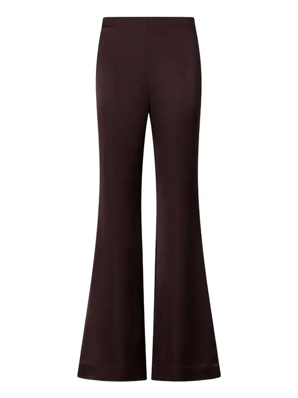 Pinko Pinolo Satin Trousers - Purple