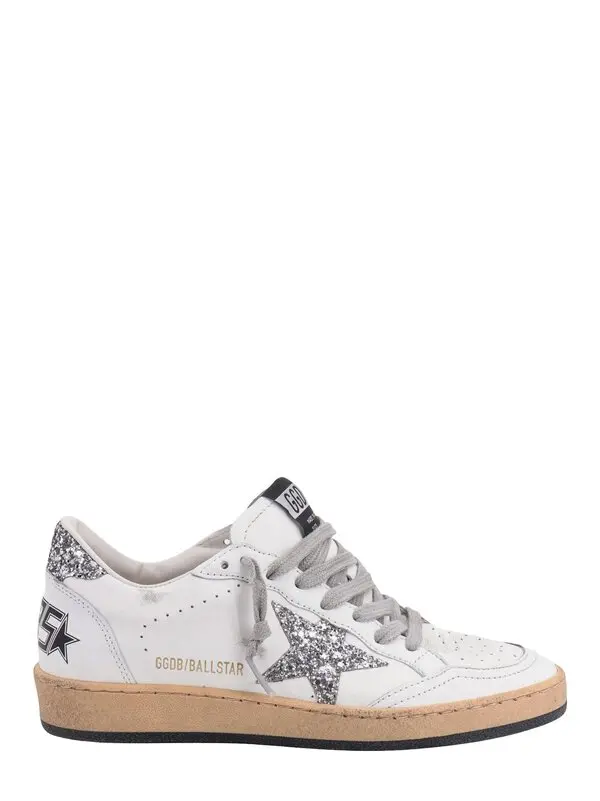 GOLDEN GOOSE Ball Star Leather Sneakers - White
