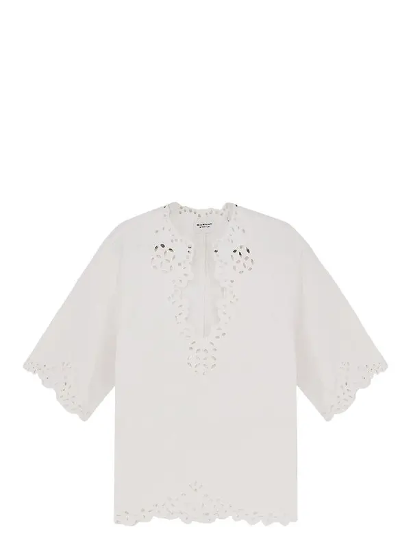 MARANT ETOILE Shana Cotton Shirt - White
