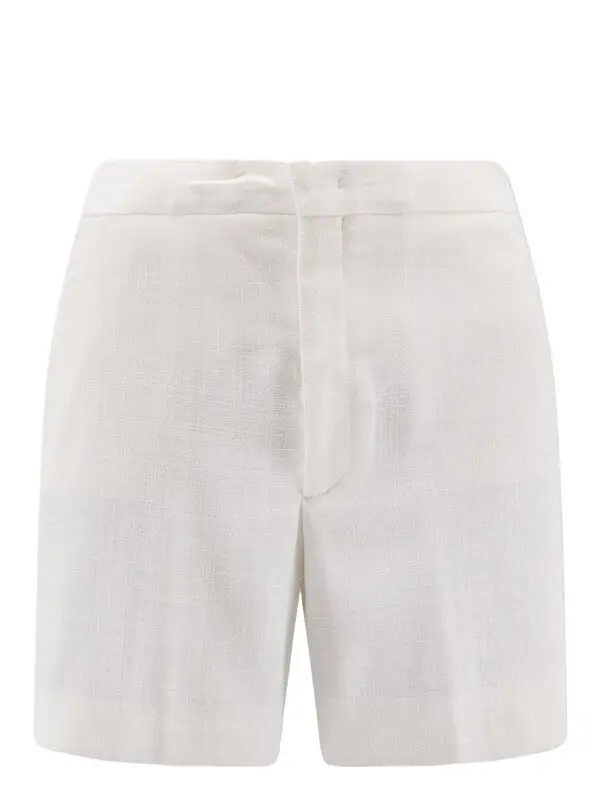 Tagliatore Viscose Blend Shorts - White