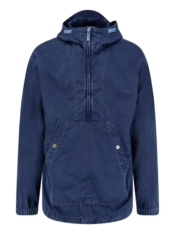 STONE ISLAND DENIM RESEARCH Hollow Fibre Nylon Indigo Tc + Marmo Corrosion - Blue