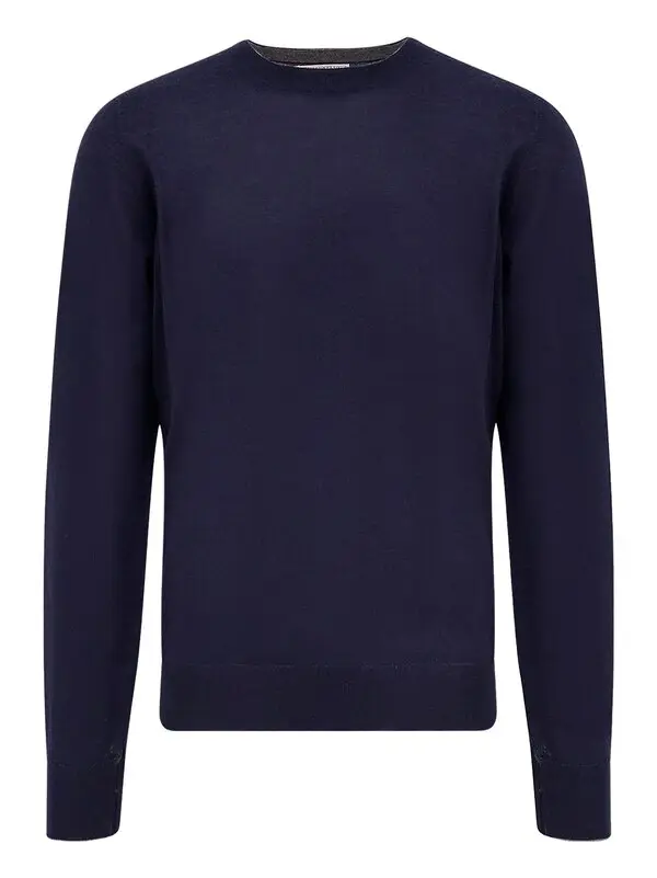 Brunello Cucinelli Cashmere And Silk Sweater - Blue