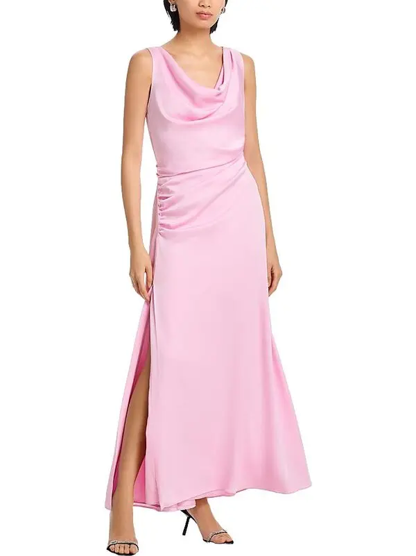 Simkhai Melaney Satin Gown - Tulip