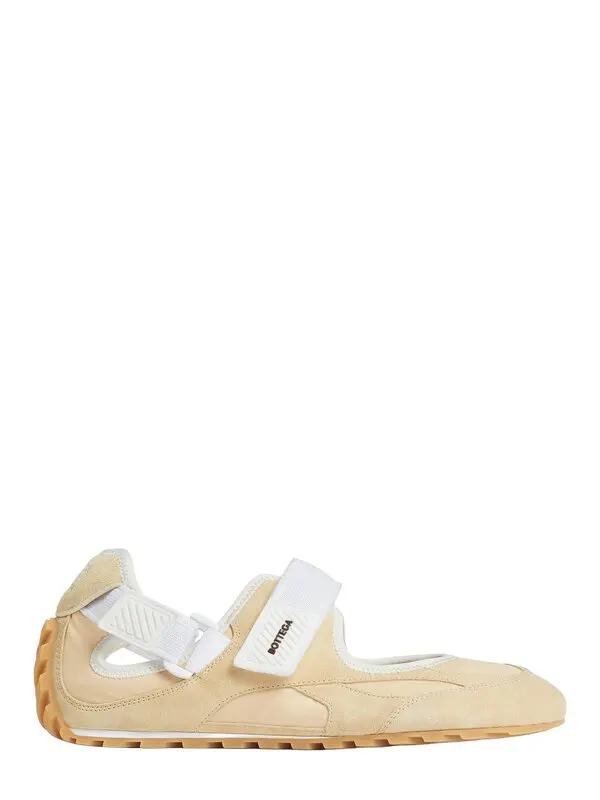 Bottega Veneta Orbit Flash Mary-jane Sneaker - String/tufo