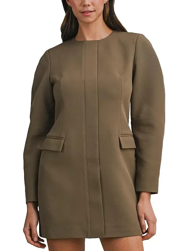 LUVEE Blazer Dress - Mocha Mousse