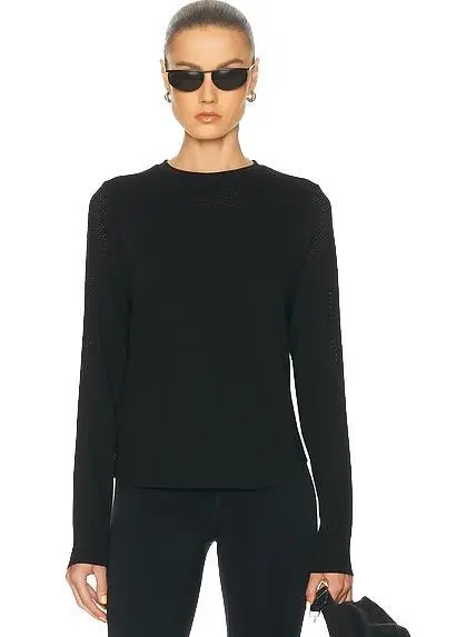 Varley Samia Seamless Long Sleeve Top - Black