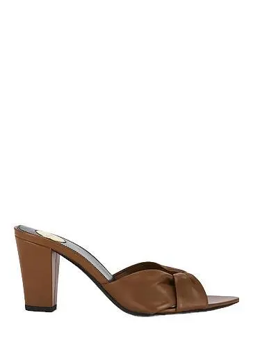 Saint Laurent Franciane Mule Sandal - Macadamia