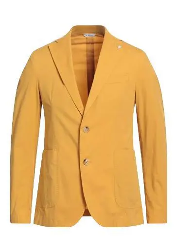 MANUEL RITZ Blazer Marigold Size Cotton, Elastane - Yellow