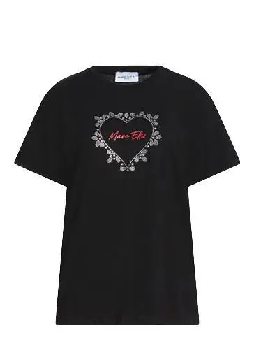 MARC ELLIS Cotton Jersey T-shirt - Black