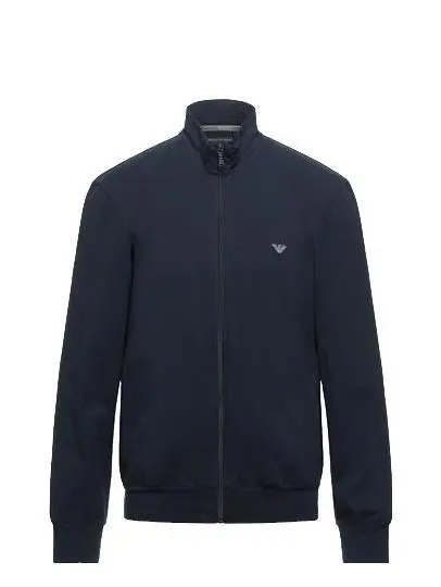 Emporio Armani Cotton-elastane Jersey Sweatshirt - Blue