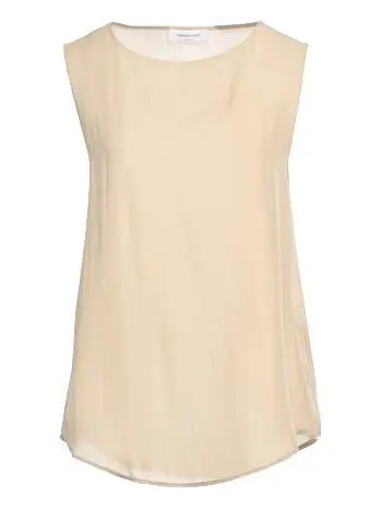 Fabiana Filippi Viscose, Silk, And Ecobrass Top - Beige
