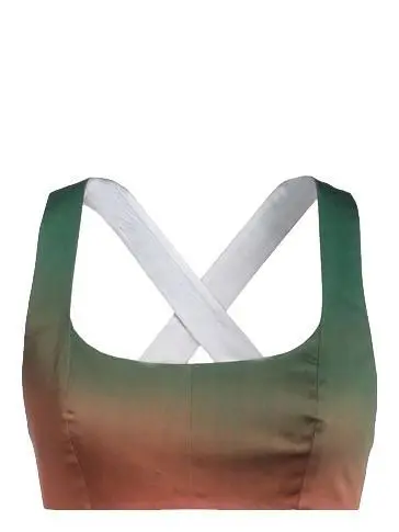 Philosophy Di Lorenzo Serafini Cropped Woven Top - Green