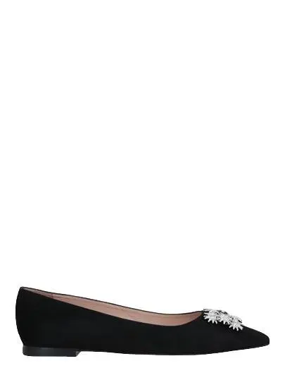 STUART WEITZMAN Ballet Flats In Leather - Black