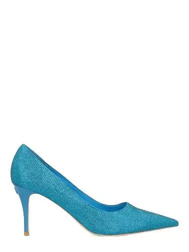 TWINSET Pumps With Appliqués And Crystals - Blue