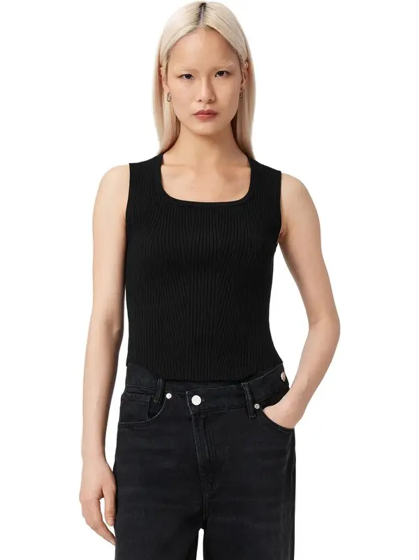 ALLSAINTS Cruz Slim Fit Bodice - Black