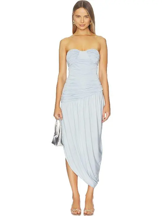 LOVERS AND FRIENDS Camelia Midi Dress - Baby Blue