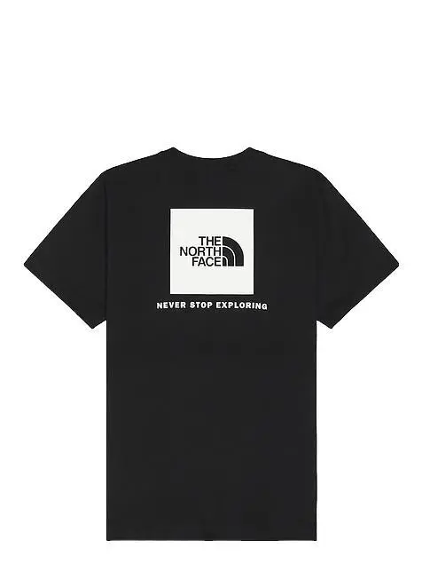 The North Face Short Sleeve Core Box Nse Tee In Black - Tnf Black & Tnf White