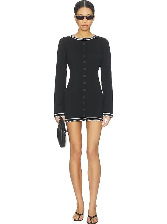 SNDYS Beverly Knit Mini Dress - Black