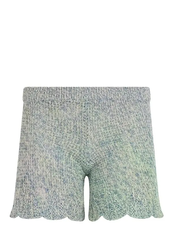 Red Valentino Knitted Shorts - Blue