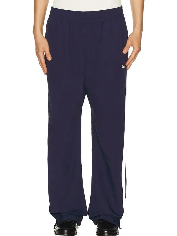Rhude Sailing Competition Cuffed Hampton Track Pants In Navy - Navy & White