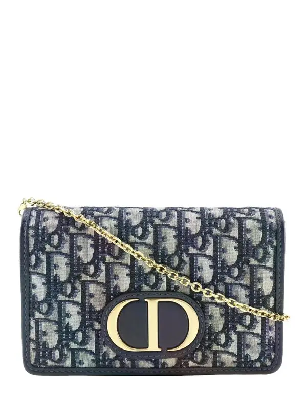 Dior Oblique 30 Montaigne 2-in-1 Pouch Crossbody Bag - Blue