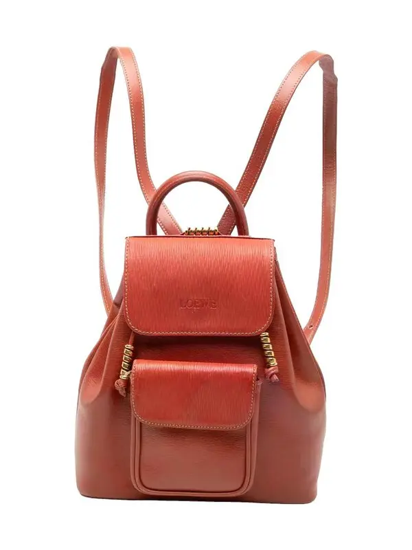 Loewe Velazquez Twist Backpack - Red