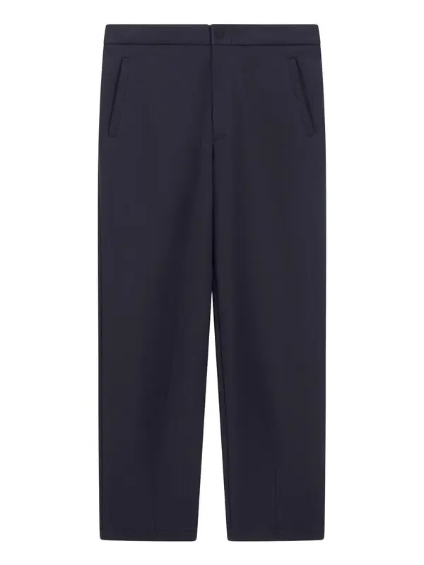 Giorgio Armani Double-jersey Trousers - Navy Blue