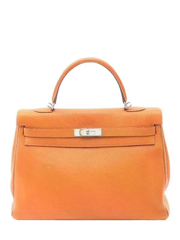 Hermès Kelly 35 Handbag Togo Leather - Orange