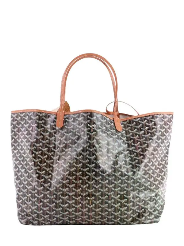 Goyard Saint Louis Coated Canvas Gm Tote Bag - Brown