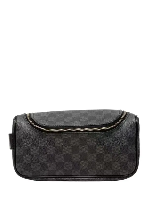 LOUIS VUITTON Damier Graphite Toiletry Pouch - Black