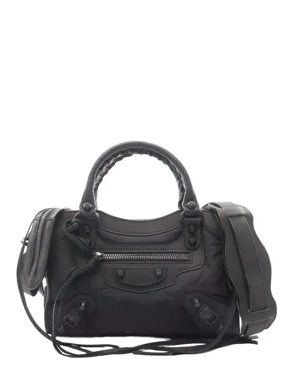 Balenciaga 2010-2026 Mini Motocross Classic City Satchel - Black
