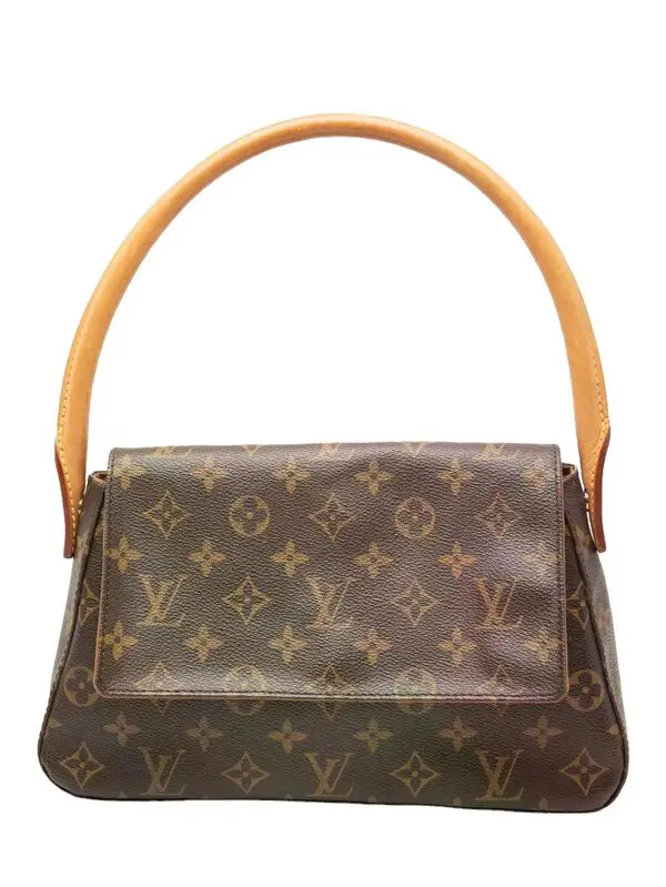 LOUIS VUITTON 2003 Monogram Mini Looping Shoulder Bag - Brown