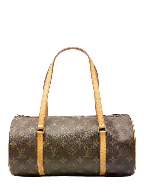 LOUIS VUITTON 2004 Monogram Papillon 30 Shoulder Bag - Brown