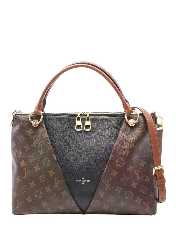 LOUIS VUITTON 2020 Monogram V Tote Mm Satchel - Brown