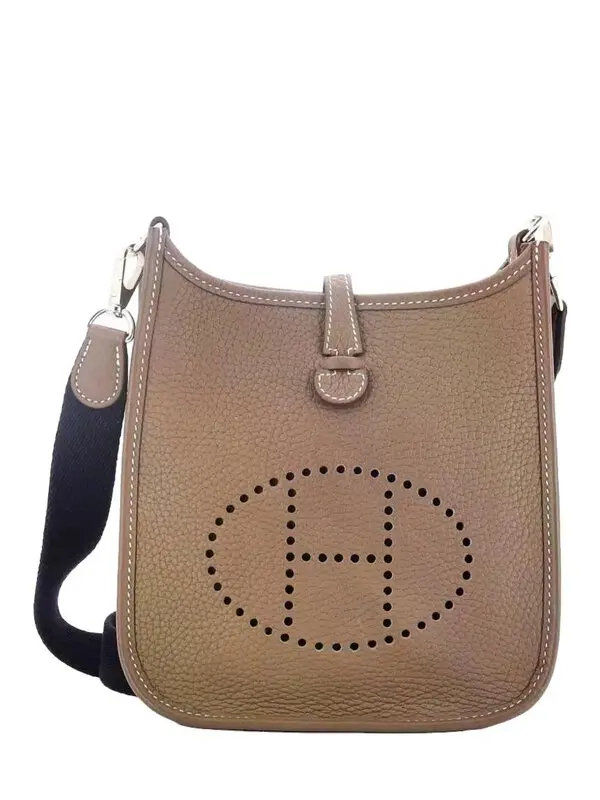 Hermès Evelyne Tpm Crossbody Bag Clemence Leather Gen Iii - Grey