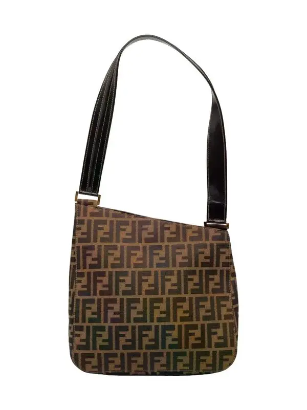 Fendi 20th Century Zucca Canvas Shoulder Bag - Brown