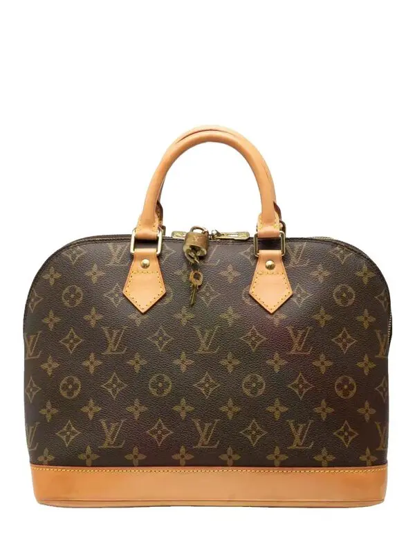 LOUIS VUITTON 2001 Monogram Alma Pm Handbag - Brown