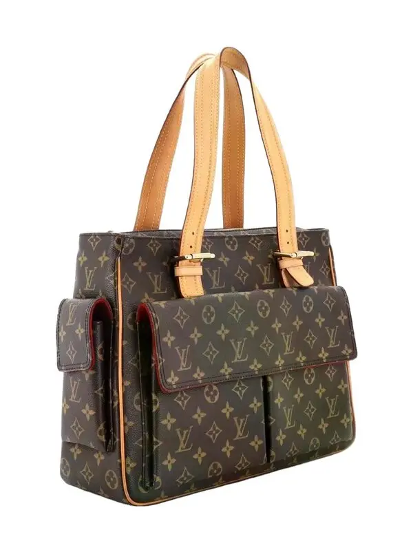 LOUIS VUITTON Multipli Cite Handbag Monogram Canvas Satchel - Brown