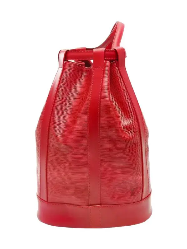 LOUIS VUITTON 1995 Epi Randonnee Pm Backpack - Red
