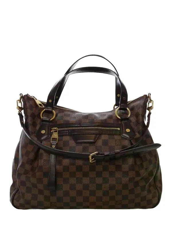 LOUIS VUITTON 2011 Damier Ebene Evora Mm Satchel - Brown