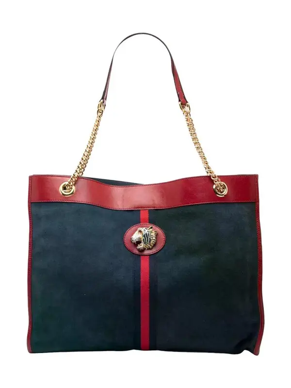 Gucci 2000-2015 Rajah Large Tote Bag - Blue