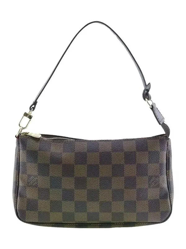LOUIS VUITTON 2010 Damier Ebene Pochette Accessoires - Brown