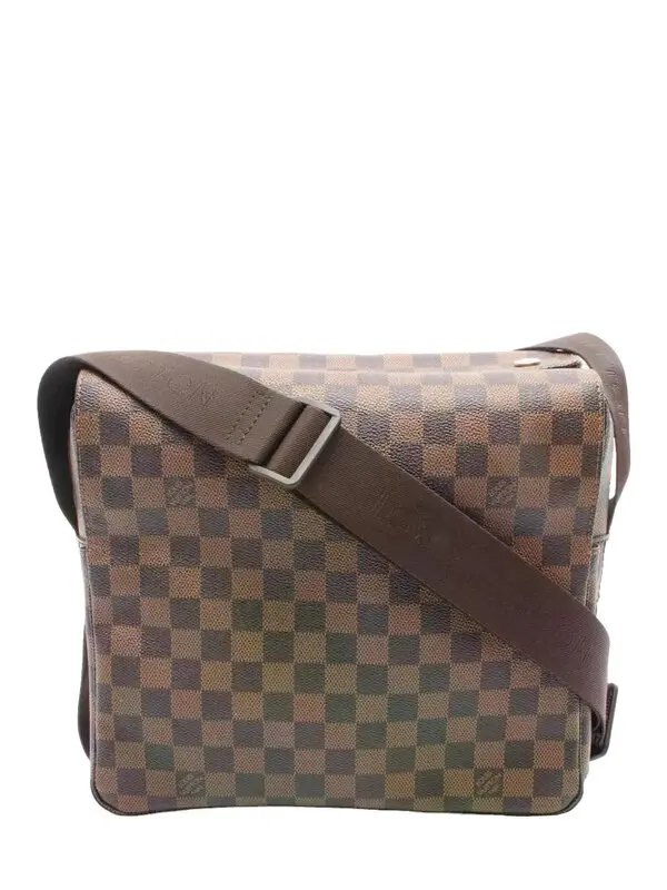 LOUIS VUITTON 2009 Damier Ebene Naviglio Crossbody Bag - Brown