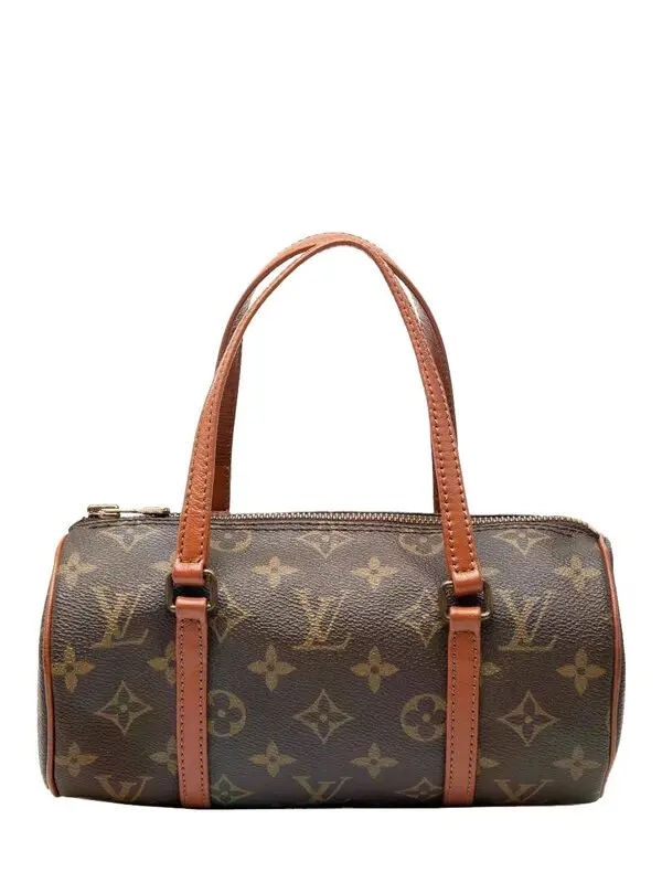 LOUIS VUITTON 1986 Monogram Papillon 22 Handbag - Brown